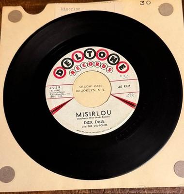 Gripsweat - DICK DALE AND THE DEL-TONES MISIRLOU 7" 45 RECORD RARE -VG