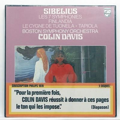 Gripsweat - COLIN DAVIS ⸺ SIBELIUS the 7 symphonies ⸺ PHILIPS 5xLPs box ...