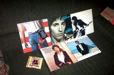 Gripsweat - BRUCE SPRINGSTEEN 5 LP, EP LOT w BORN IN THE USA, DARKNESS ...