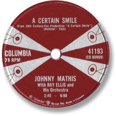 Gripsweat - Rare 1958 JOHNNY MATHIS Pop Vocal 78 RPM Record. A Certain ...