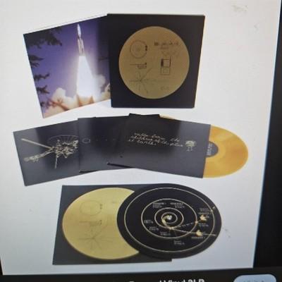 Gripsweat - Voyager Golden Record 3LP Box Set Gold Vinyl Book Ozma ...