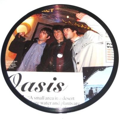 Gripsweat - OASIS RONNIE WOOD Q 7" UK 45 Picture Disc Pic Disk ROLLING ...