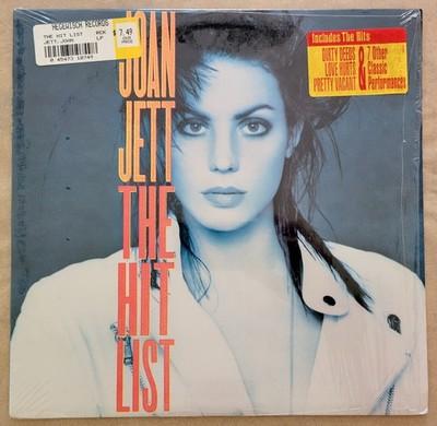 Gripsweat - JOAN JETT The Hit List original VINYL LP 1990 BLACKHEART Z ...