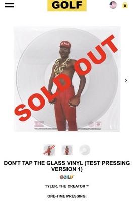 Gripsweat - DONT TAP THE GLASS VINYL TEST PRESSING 1 TYLER CREATOR ...