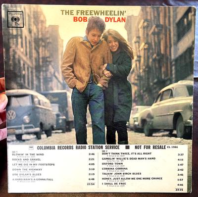Gripsweat - Bob Dylan Freewheelin' ORIG. '63 Mono LP White Label PROMO ...