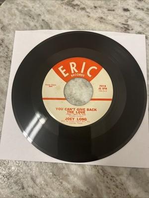 Gripsweat - 1960’s Teen 45 JOEY LONG “ If I Should Need You” Eric 7018 ...