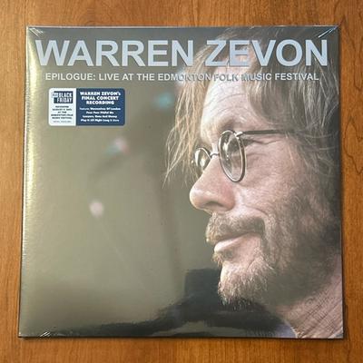 Gripsweat - Warren Zevon Epilogue Live At The Edmonton Vinyl RSD Black ...