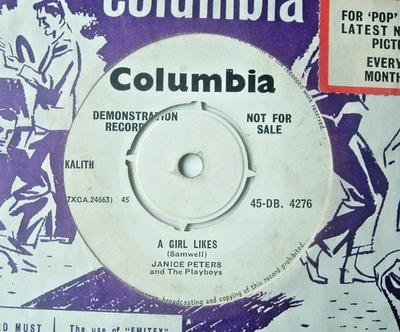 Gripsweat - Rare UK Rock 'n' Roll JANICE PETERS AND THE PLAYBOYS A Girl ...