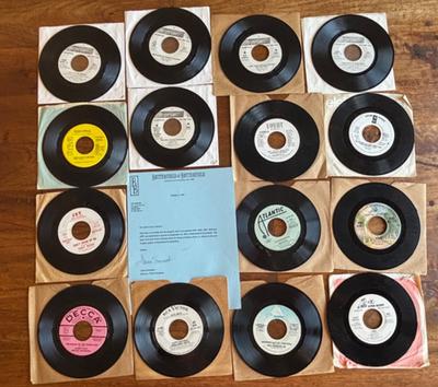 Gripsweat - 45 RPM PROMO lot of (15) 1960s 1970s All owned by Sammy ...
