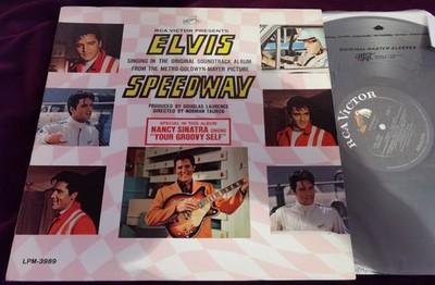 Gripsweat - RAREST ORIGINAL MONO SOUNDTRACK ELVIS PRESLEY SPEEDWAY LP ...