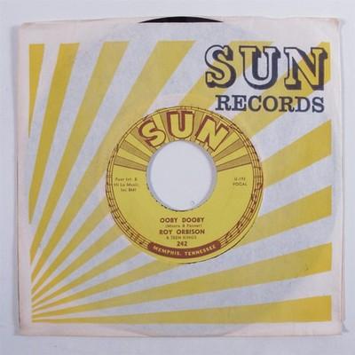 Gripsweat - Rockabilly 45 ROY ORBISON Ooby Dooby SUN VG+ HEAR l