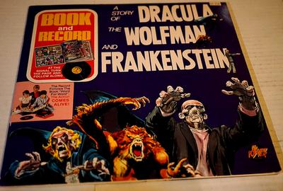 Gripsweat - A Story of Dracula The Wolfman Frankenstein Book & Record ...