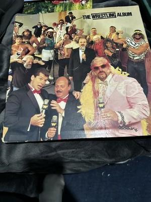 Gripsweat - Vintage WWF The Wrestling Album Record LP Epic 1985 Hulk ...