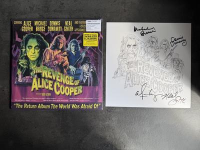 Gripsweat - The Revenge Of Alice Cooper 2LP Vinyl + SIGNED Art Card ...
