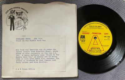Gripsweat - STEALERS WHEEL "STUCK IN THE MIDDLE" UK 1972 DEMO PROMO ...