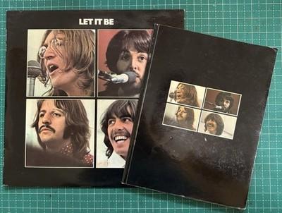 Gripsweat - The Beatles Let It Be 1st UK 2U/2U Press Box Set With Book. Red Apple